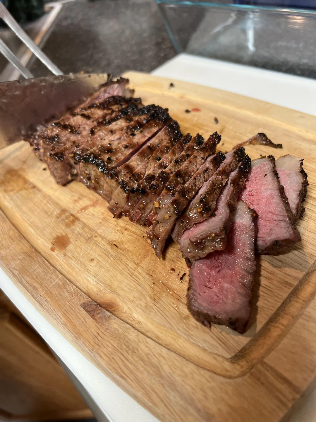 Picked up some prime strip steaks from Costco. | Scrolller