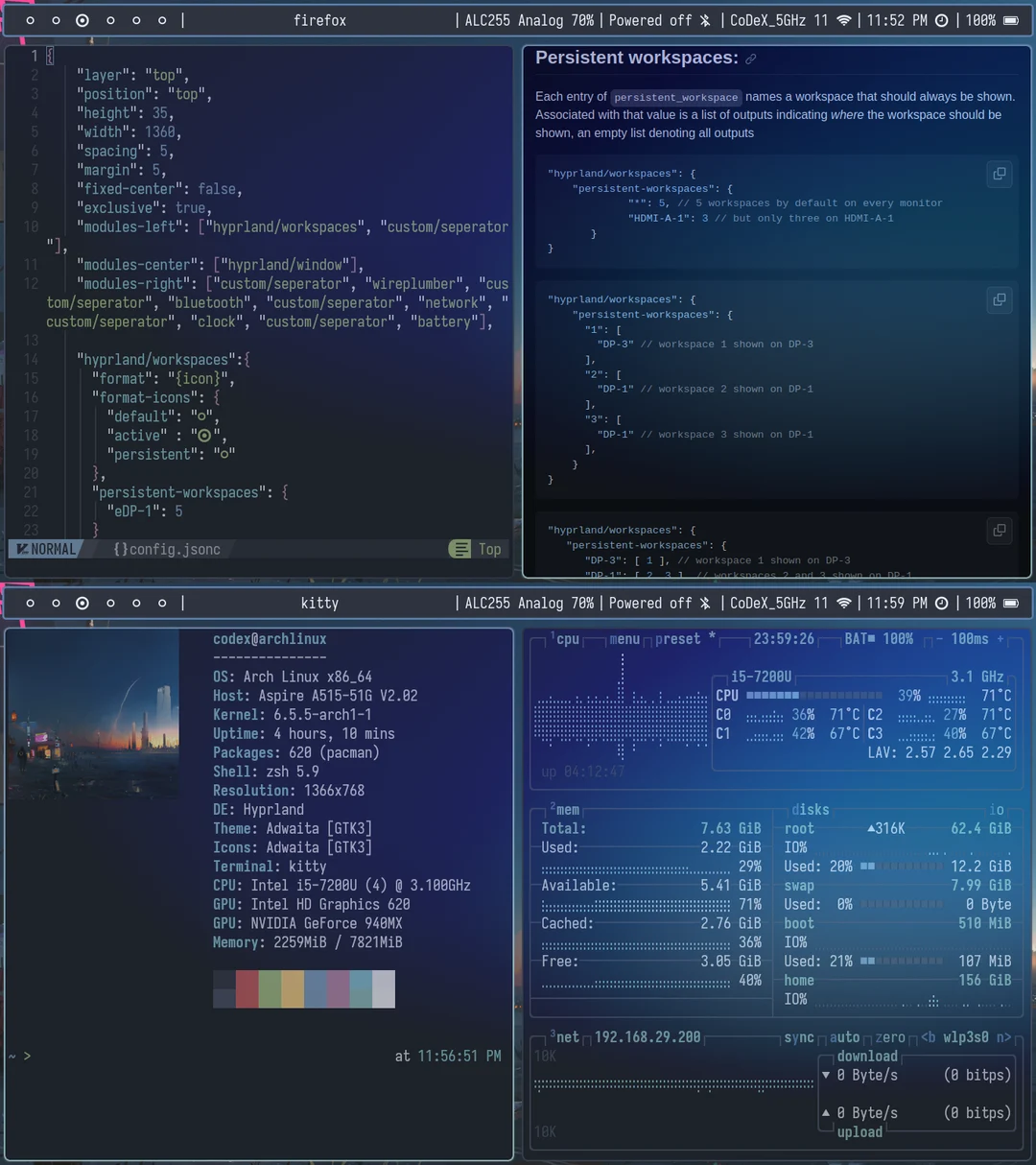 [Hyprland] Minimal | Scrolller