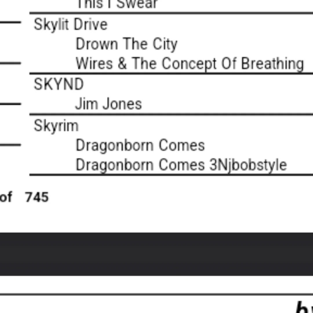 Went to karaoke last night and saw this!! No i didnt sing it... way out of my vocal range ...