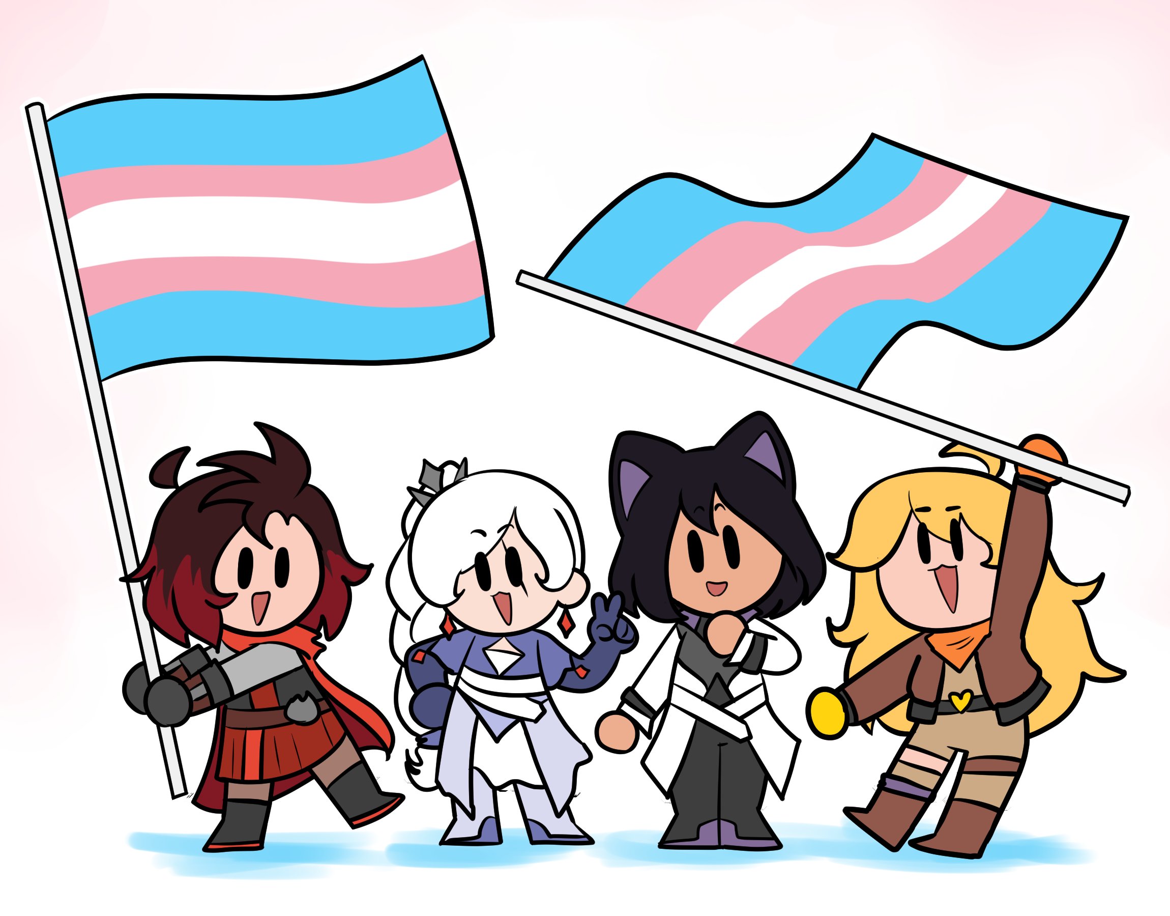 [JumJamz] [RWBY] "Team RWBY Says Trans Rights!" | Scrolller