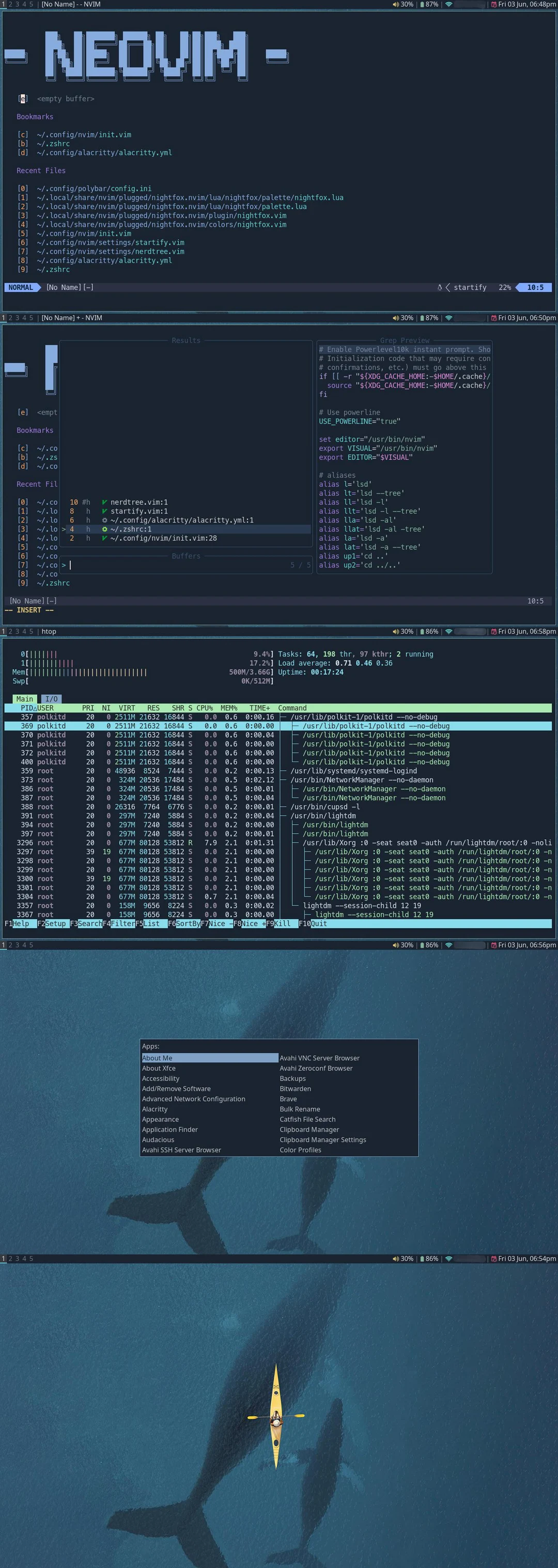 [bspwm] Manjaro - nothing too fancy | Scrolller