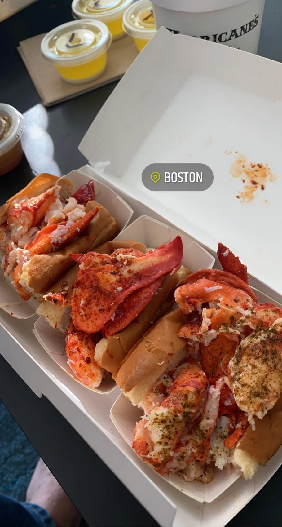 Lobster roll flight from Luke’s Lobster | Scrolller