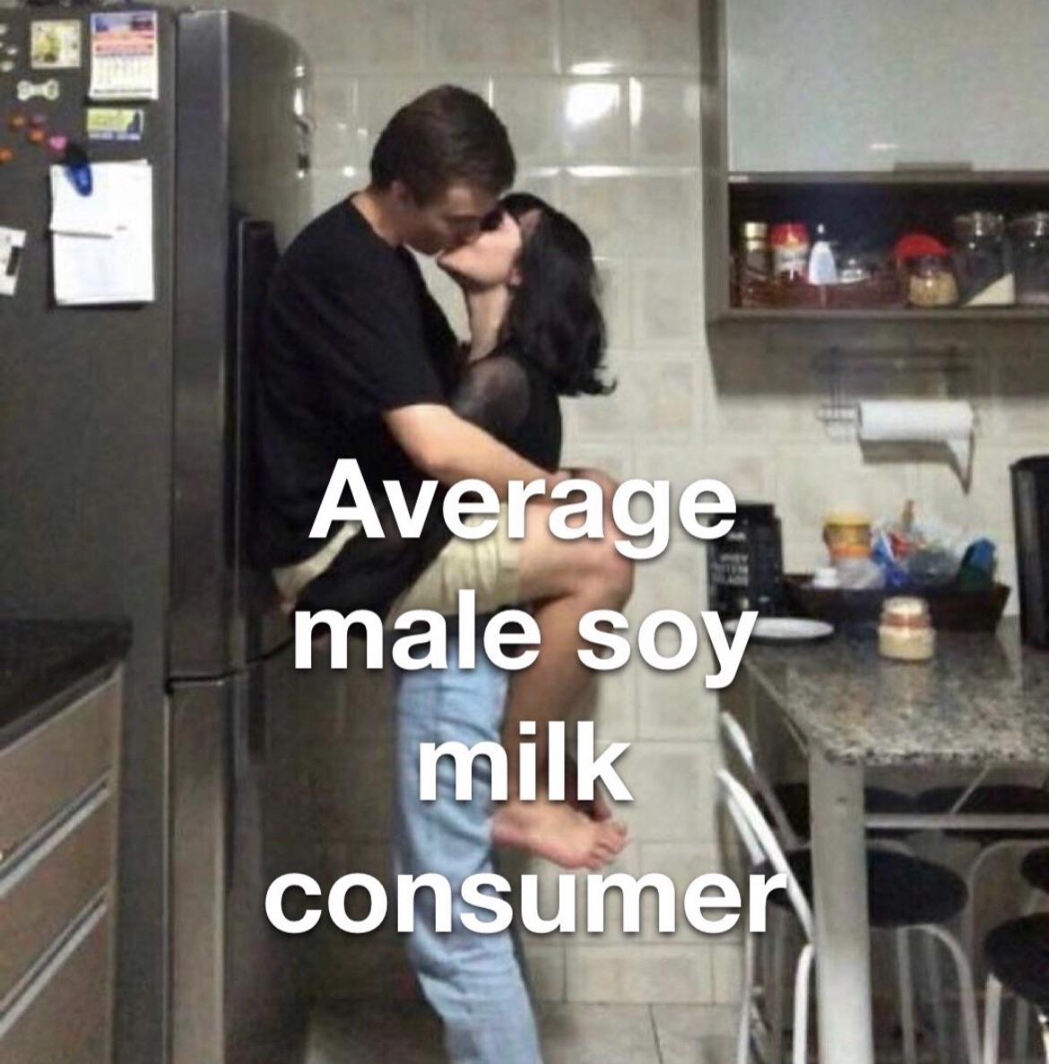 Average male soy milk consumer | Scrolller