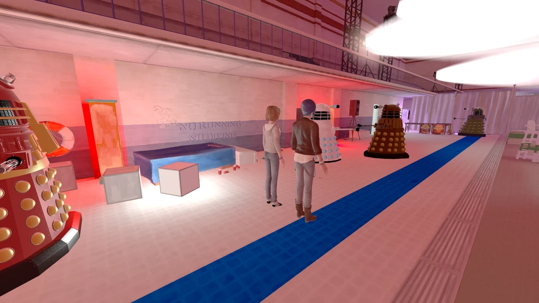 [No spoilers] The Daleks has invaded the Vortex pool party (SFM image made by me) | Scrolller