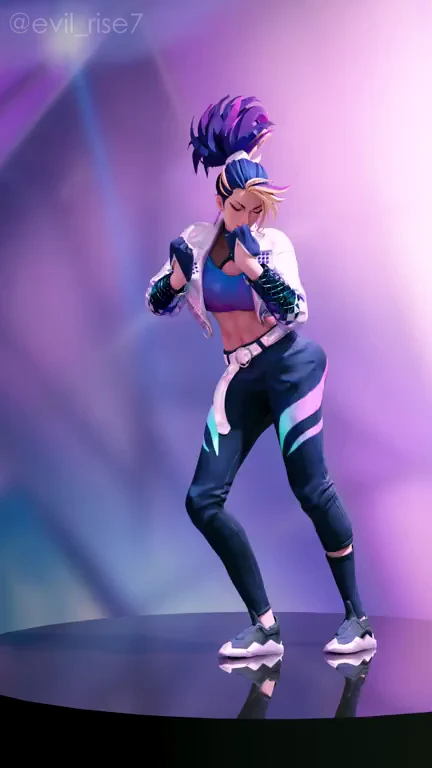 I animated Dancing 🍜K/DA Akali | Scrolller
