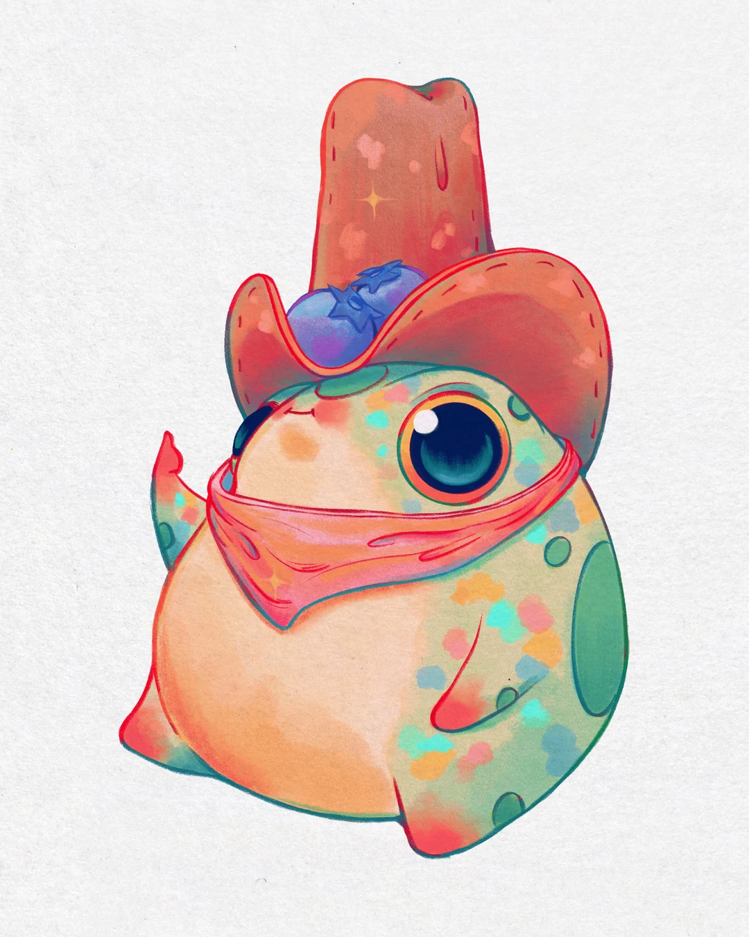 Deputy Blueberry, lightdraconis, Procreate, 2023 | Scrolller