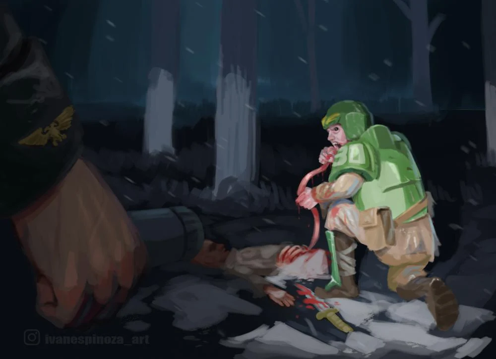 The Hunger (Imperial Guard fanart) | Scrolller