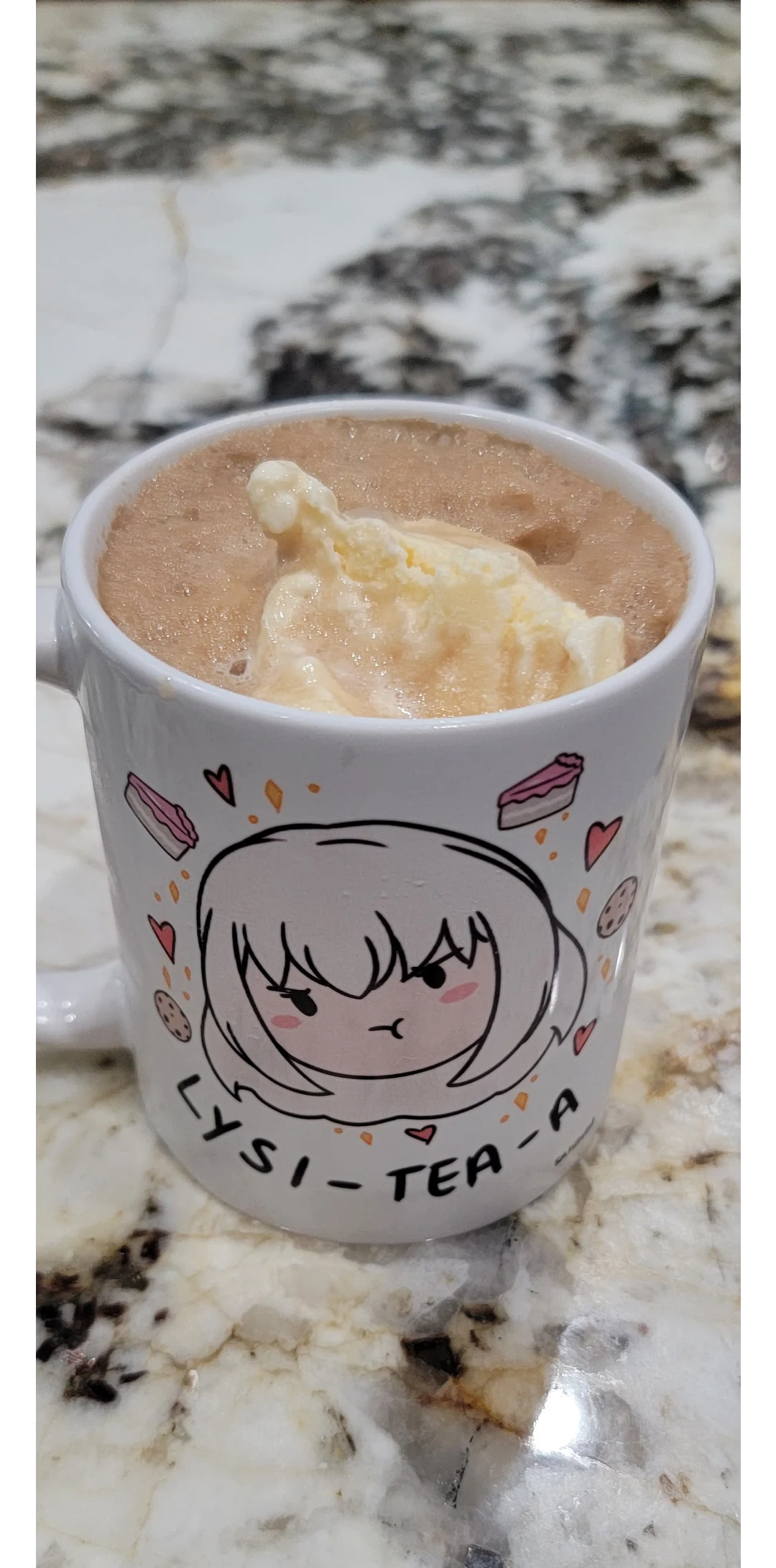 Decided to have a vanilla ice cream float for their splatfest victory. Yum | Scrolller