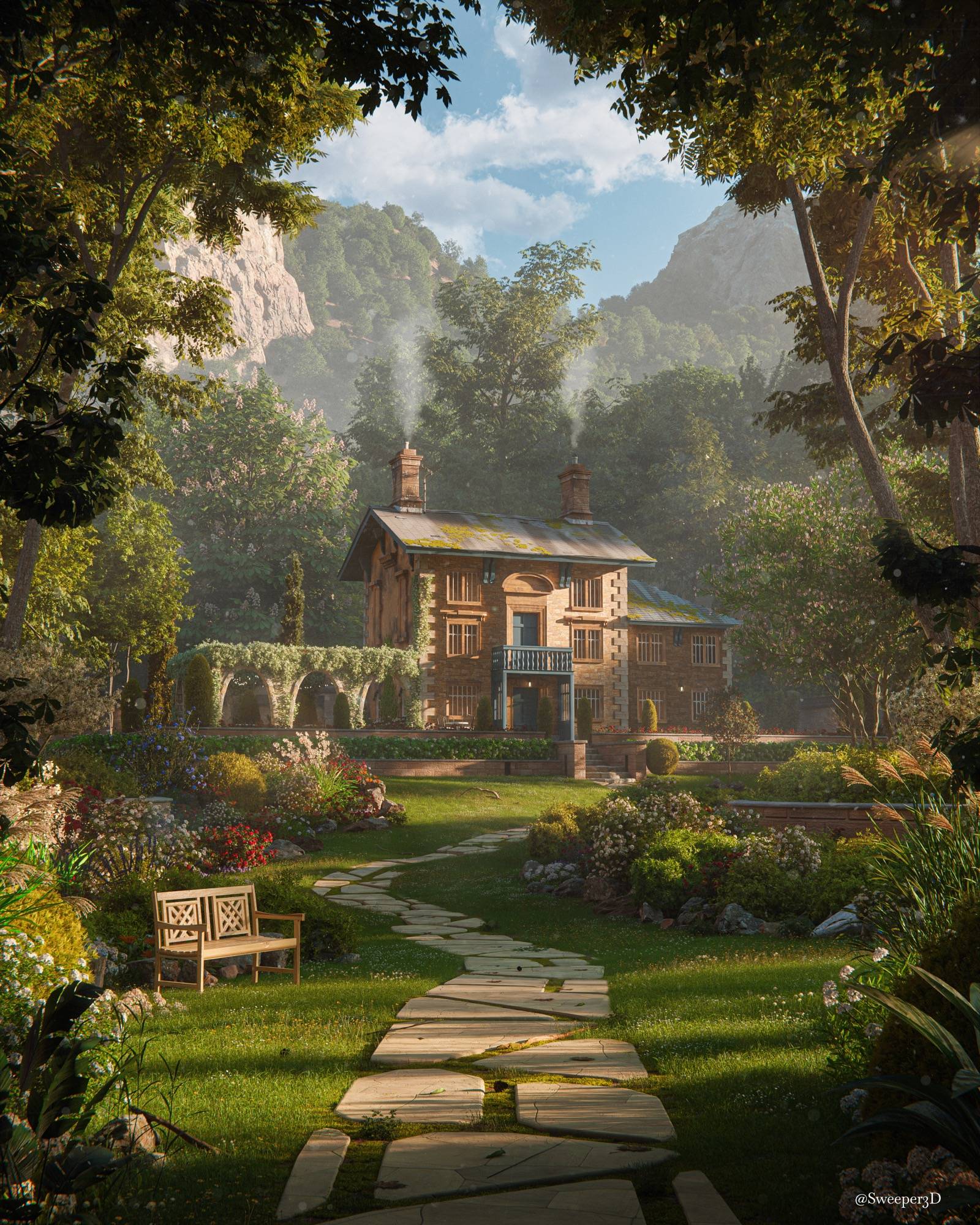 Path to Bliss, by Sweeper3D | Scrolller