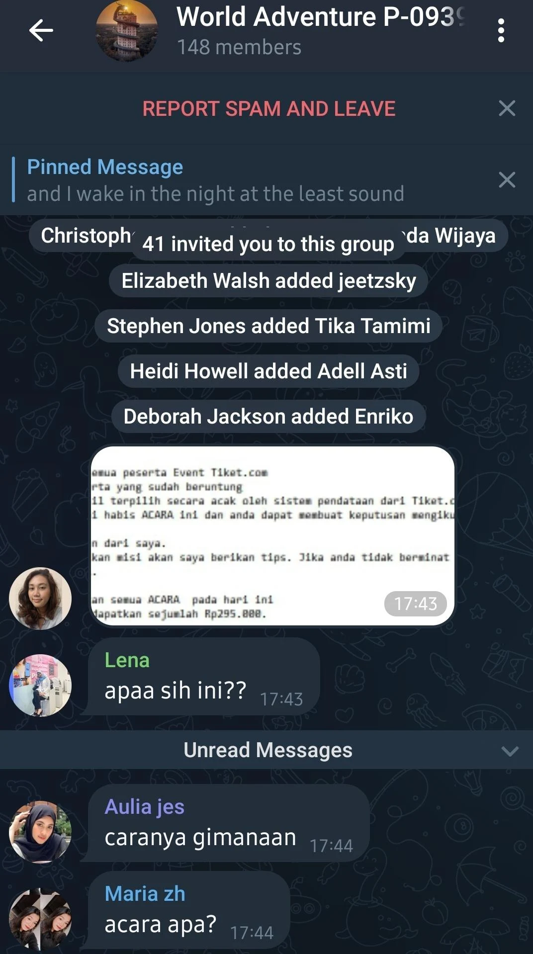 Penipuan dengan modus grup Telegram | Scrolller