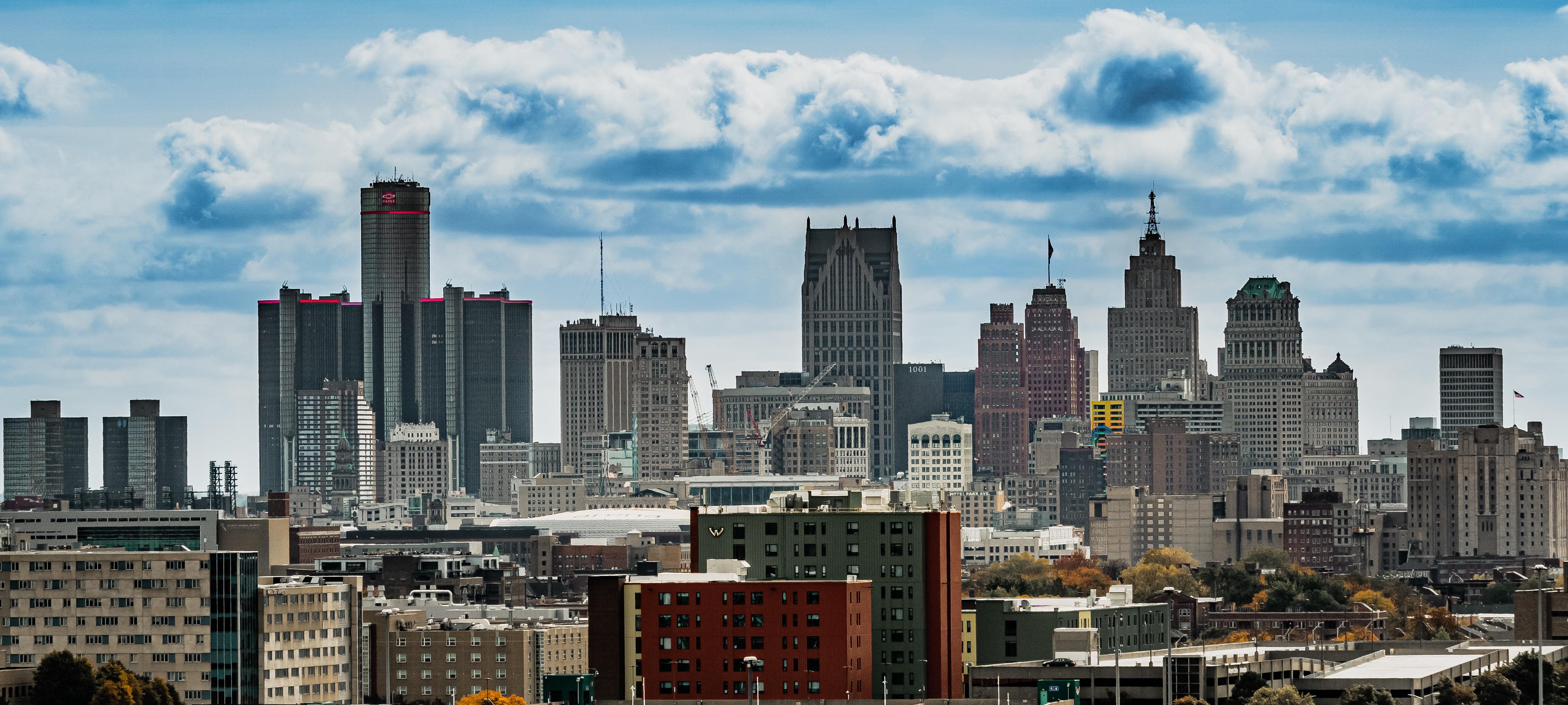 Detroit skyline | Scrolller