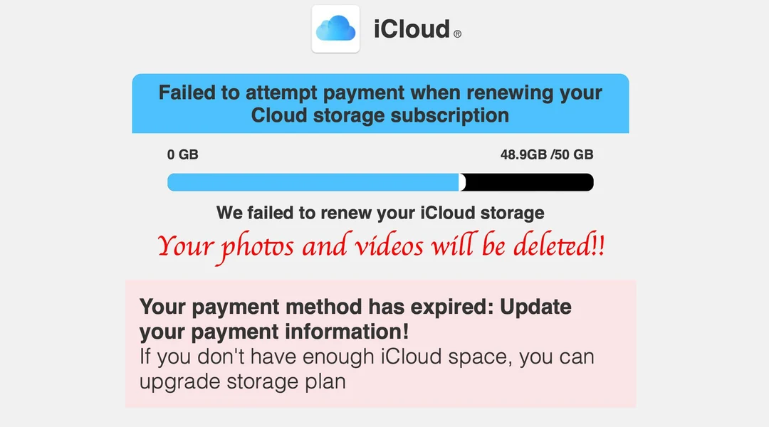 Received this email this morning, disappointed no Comic Sans to complete the authenticity ...