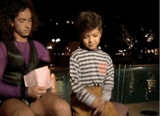 Pauly Shore and a very young Bruno Mars in 1992... | Scrolller