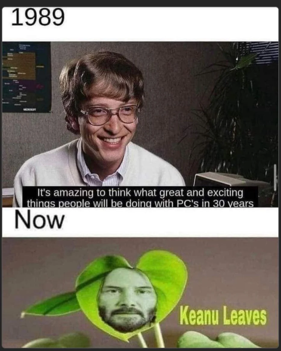 Keanu Leaves! | Scrolller