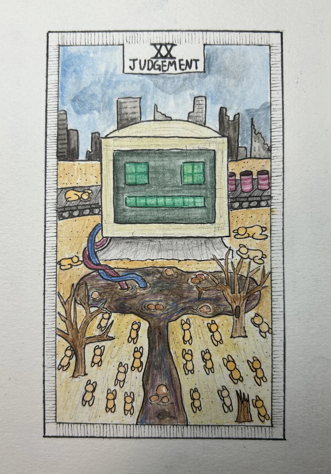 Judgement, soldier4memewar2017, watercolor, 2024 | Scrolller