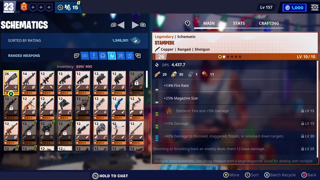 what weapons should i level up? | Scrolller