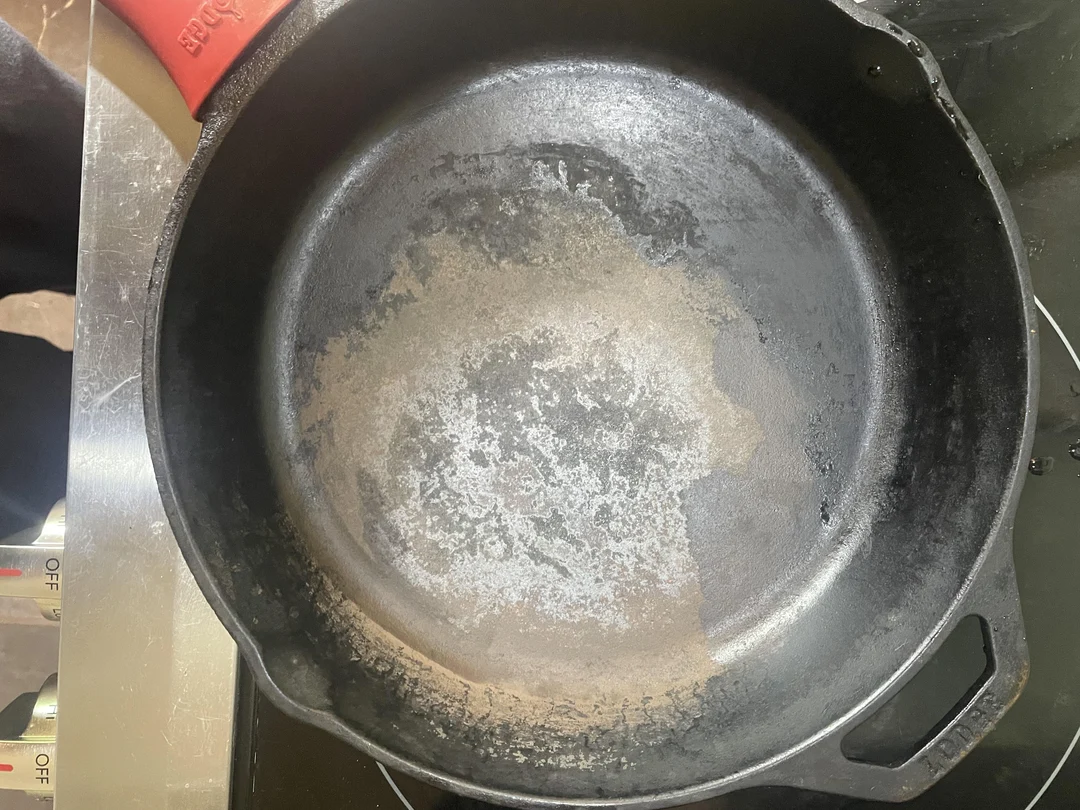 Left on hot stovetop for a couple hours. Try to reseason or lost cause? | Scrolller
