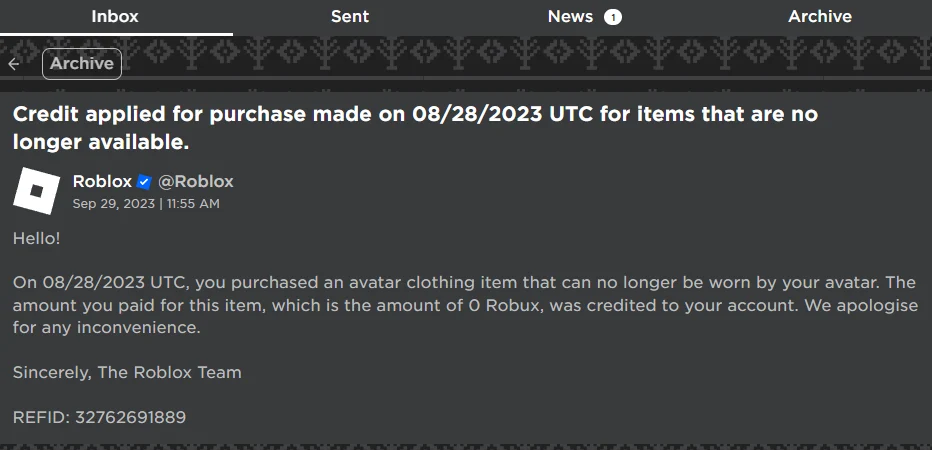 Most Generous refund I've ever received | Scrolller