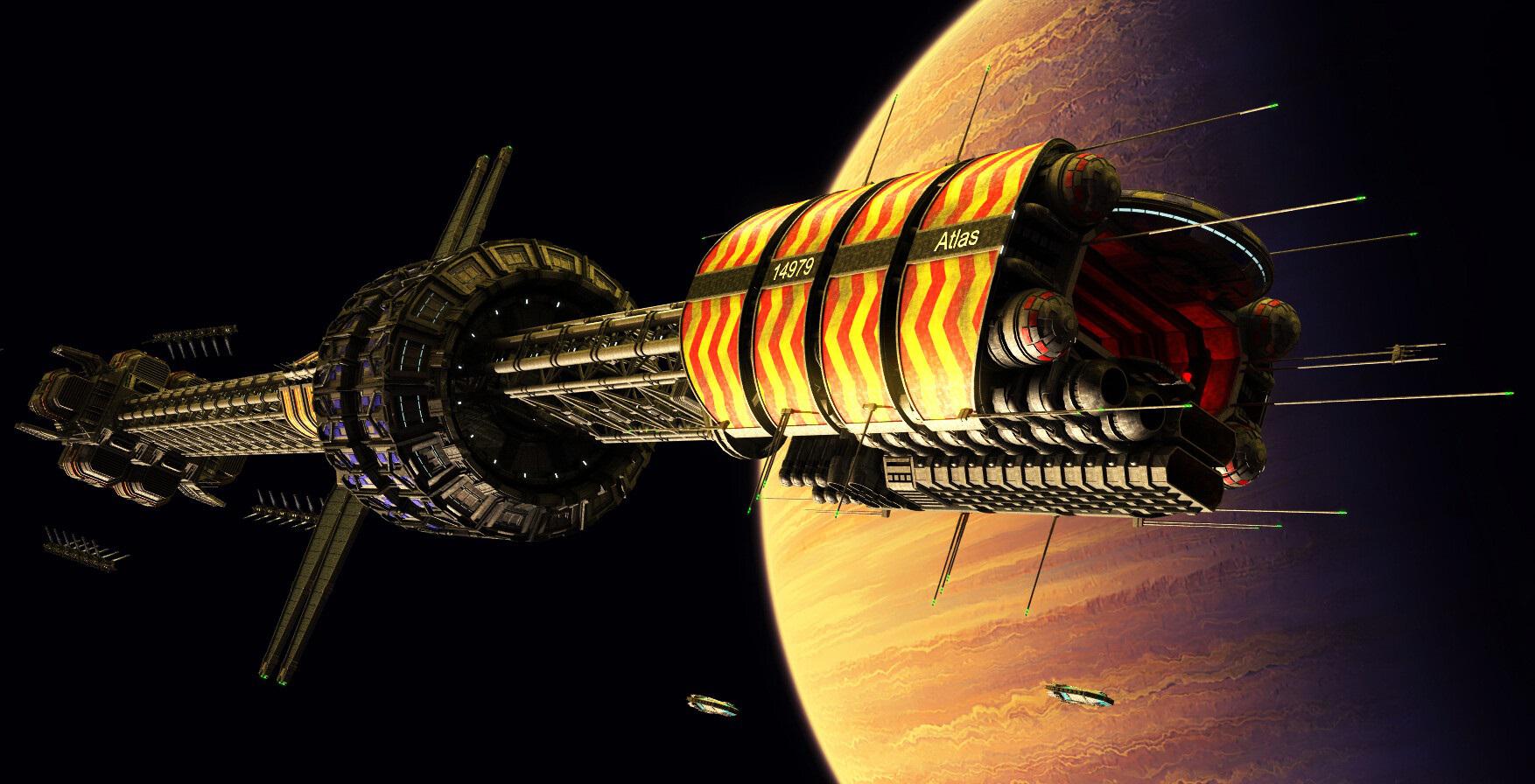 Earth Alliance Explorer From Babylon 5 (Art By Ryan Begemann) | Scrolller