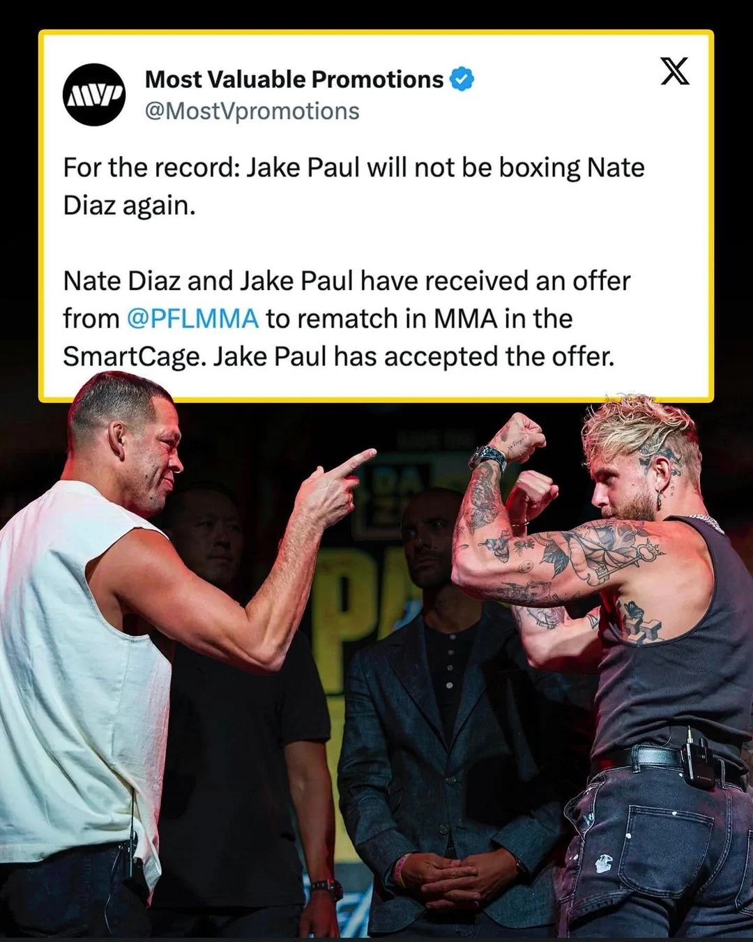 Jake Paul Vs Diaz II is MMA! | Scrolller