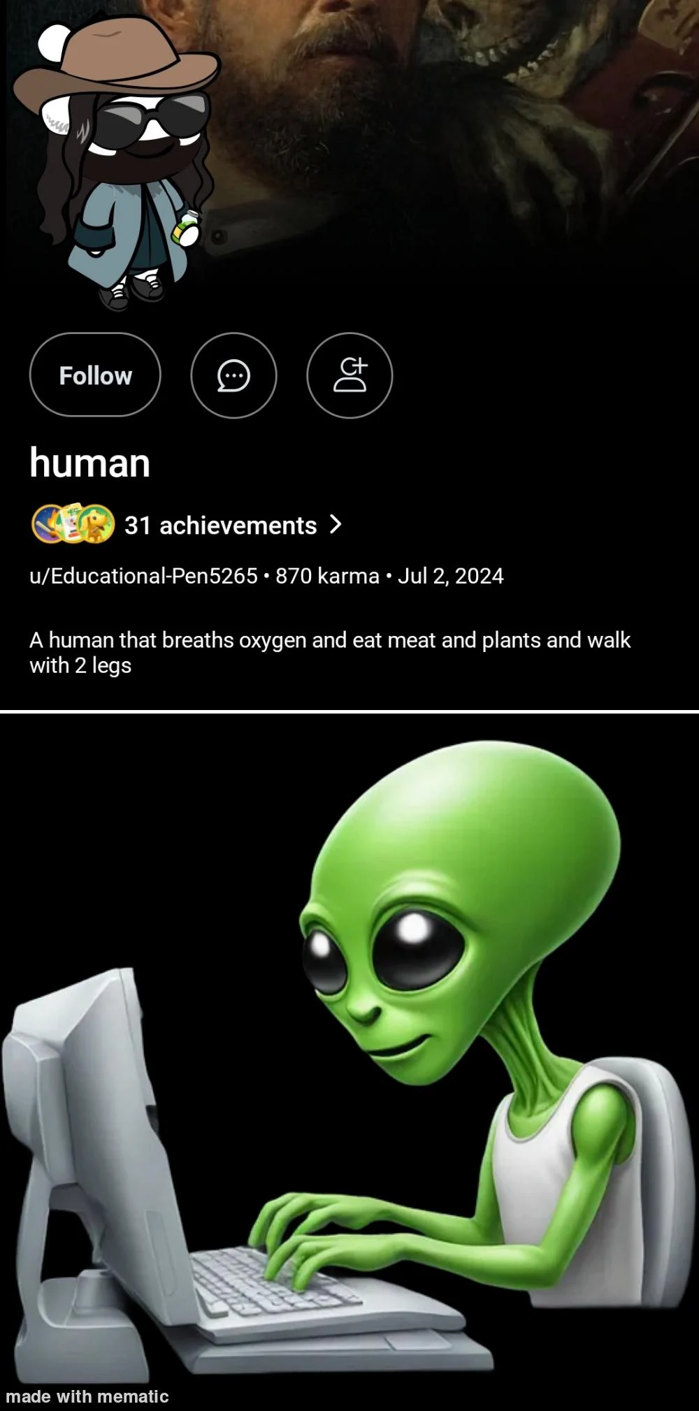 Totally A Human Scrolller 6651