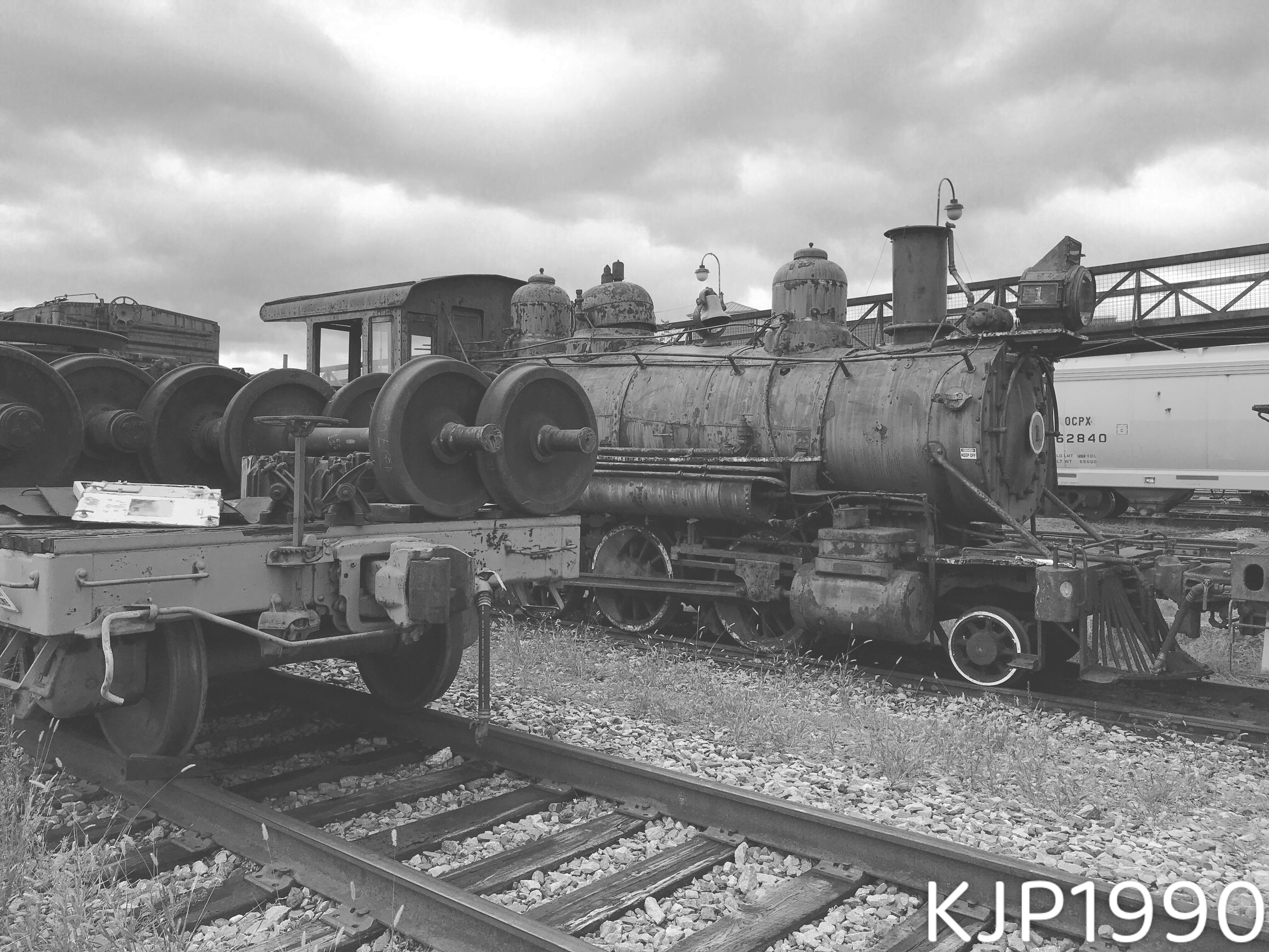 Brooks-Scanlon Corporation 2-6-2 Steam Locomotive No.1 sits in the Steamtown Collection Yard ...