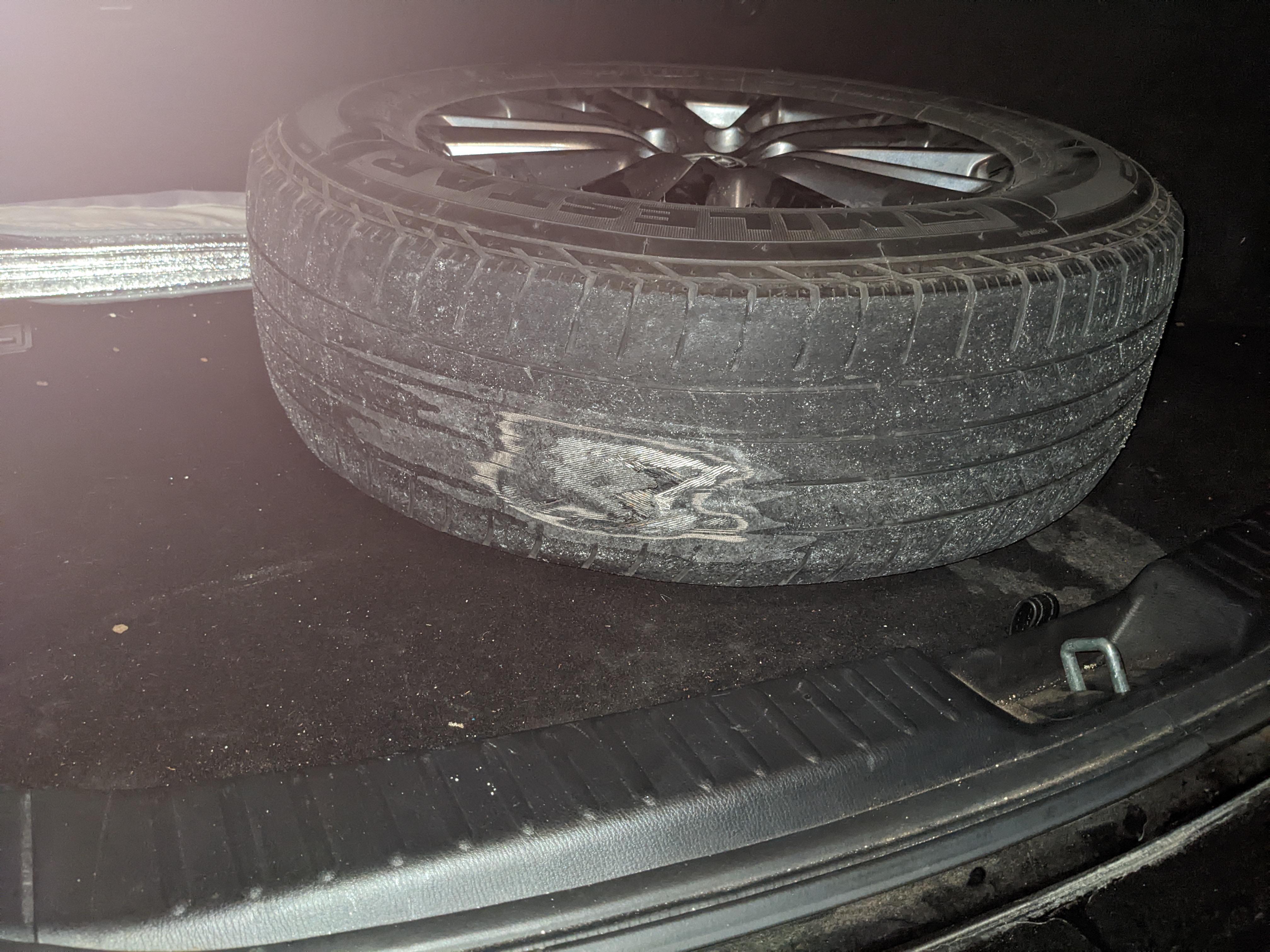 Rear Passenger Middle Spot Tire Wear | Scrolller