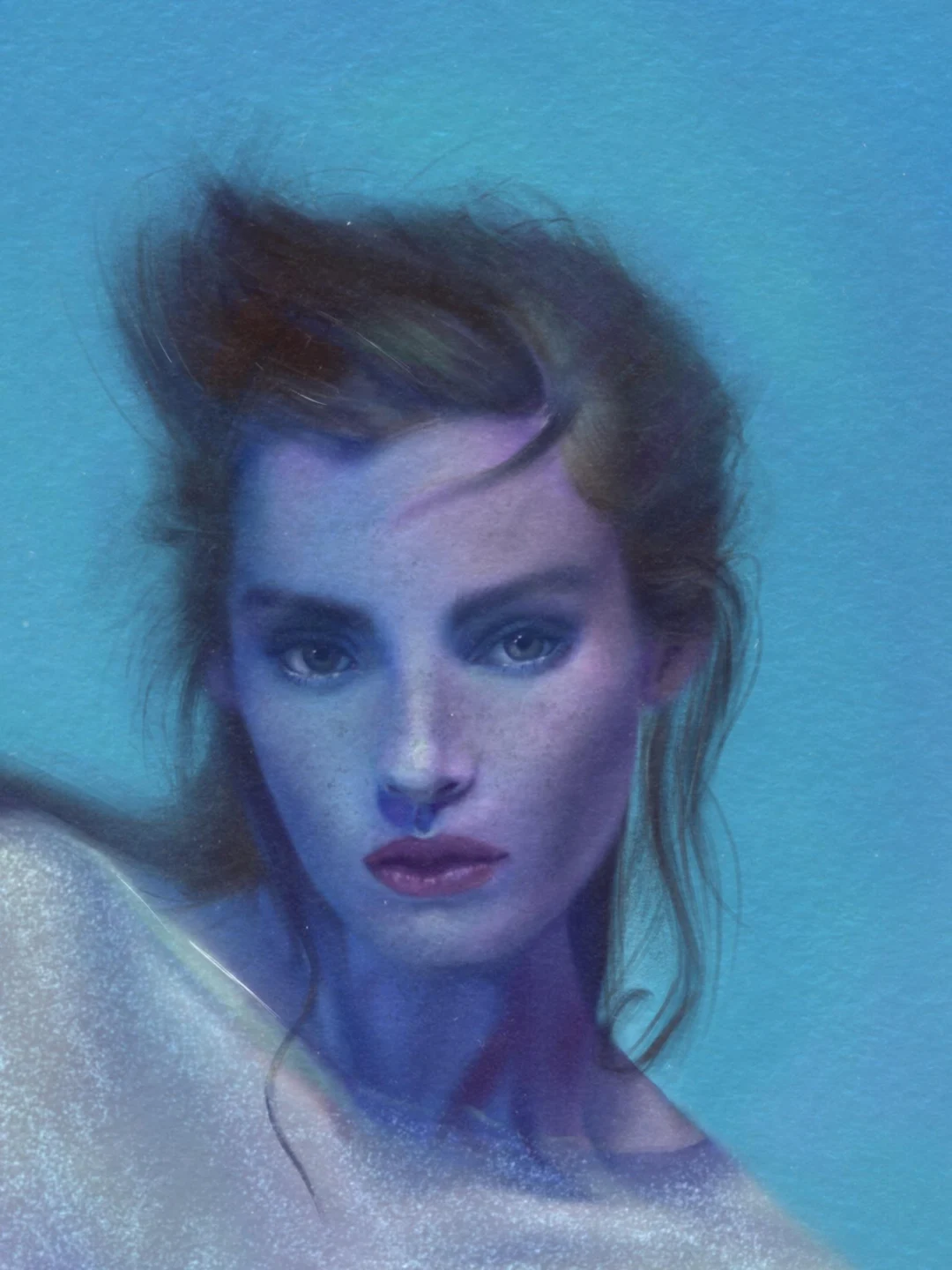 human portrait, me, procreate, 2023 | Scrolller