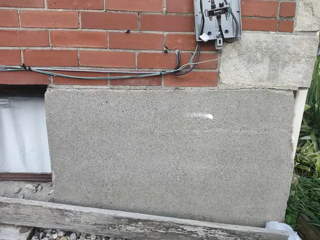 Foundation Cracked along Sill Plate. Will the Quikcrete be fine? | Scrolller