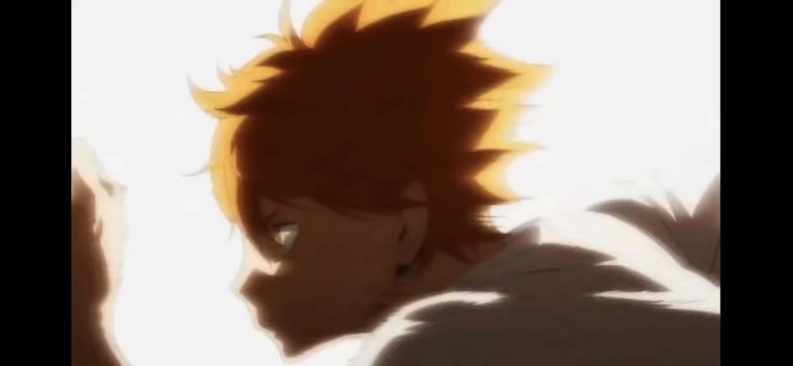 It’s so beautiful yet they never really do this, I wish Haikyuu would make more scenes that look ...