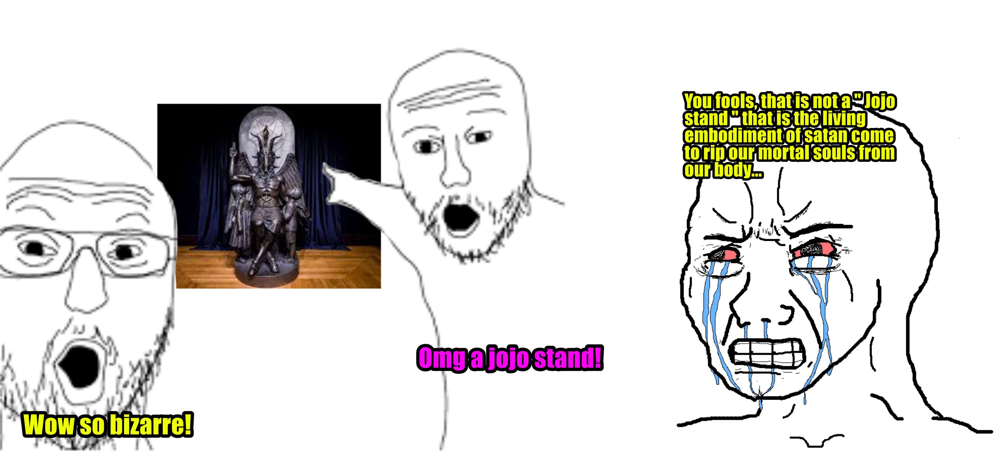 Jojo reference!!! Right? Guys?... | Scrolller