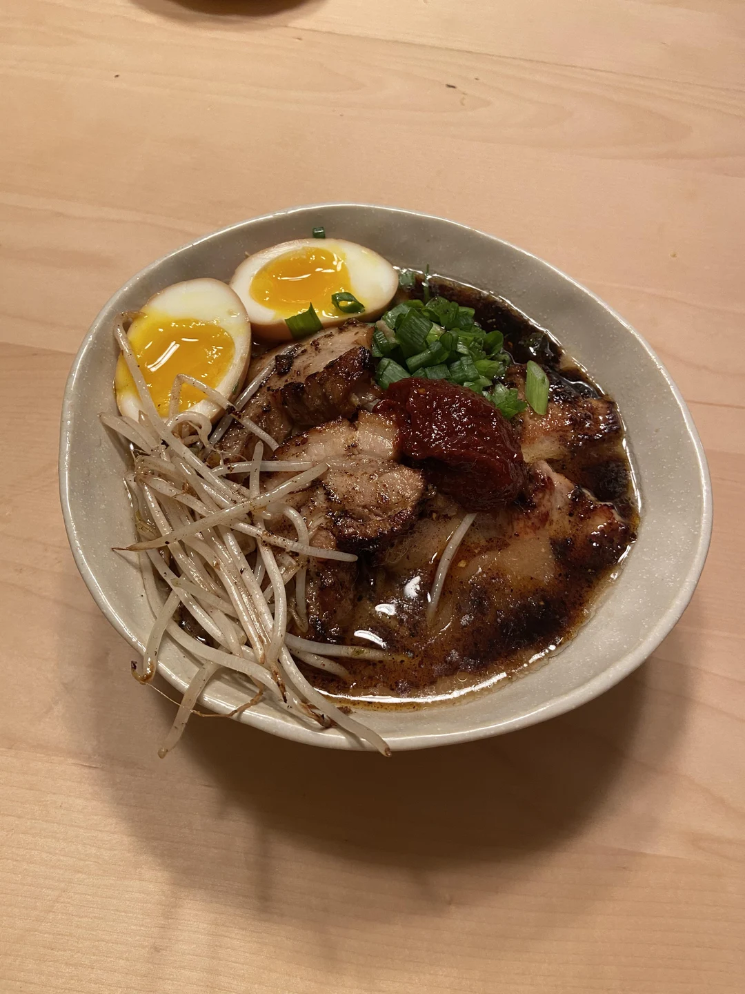 Homemade miso mayu ramen | Scrolller