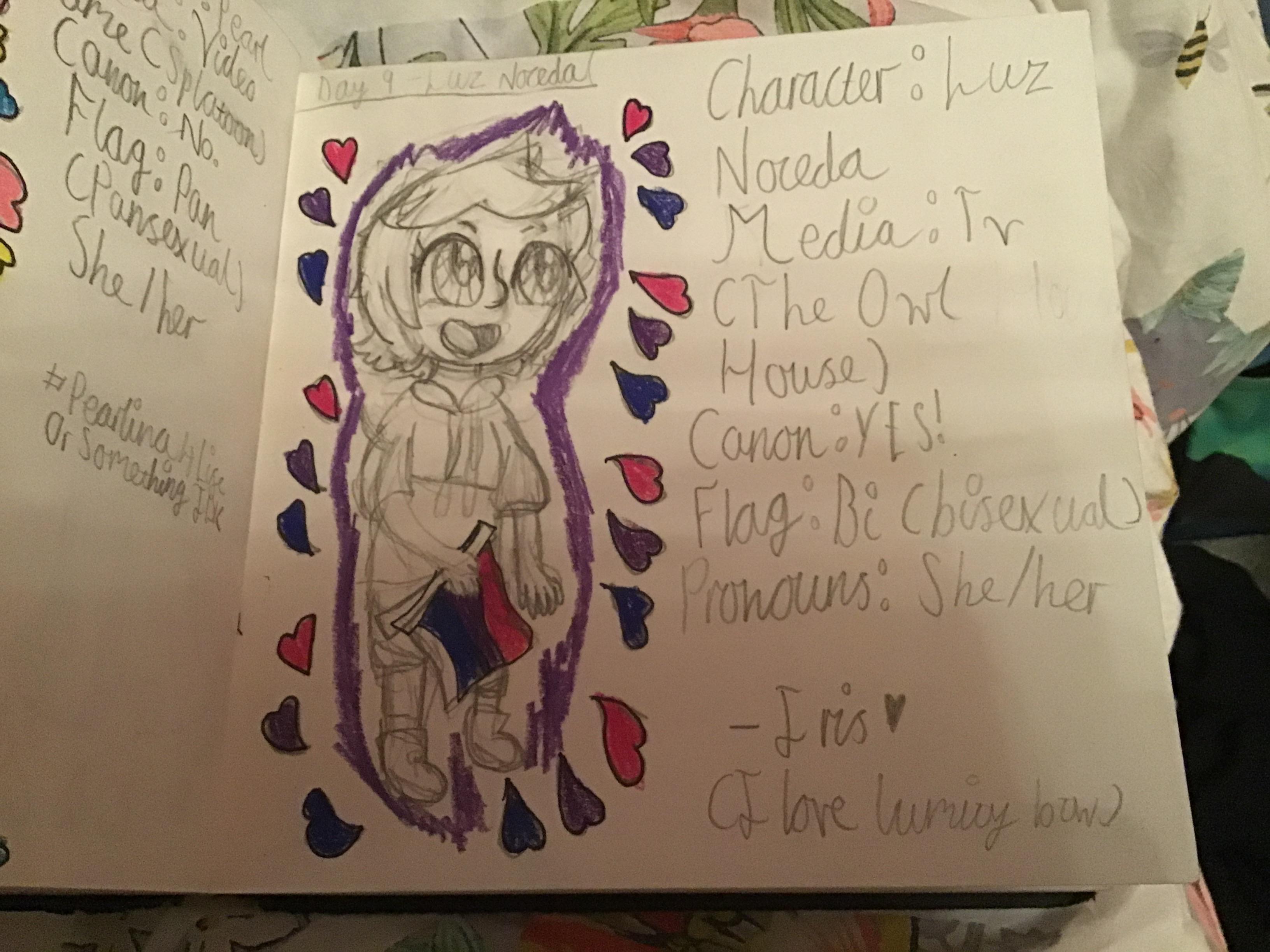 (Day 9 of drawing canon/headcanon queer characters) Luz Noceda | Scrolller