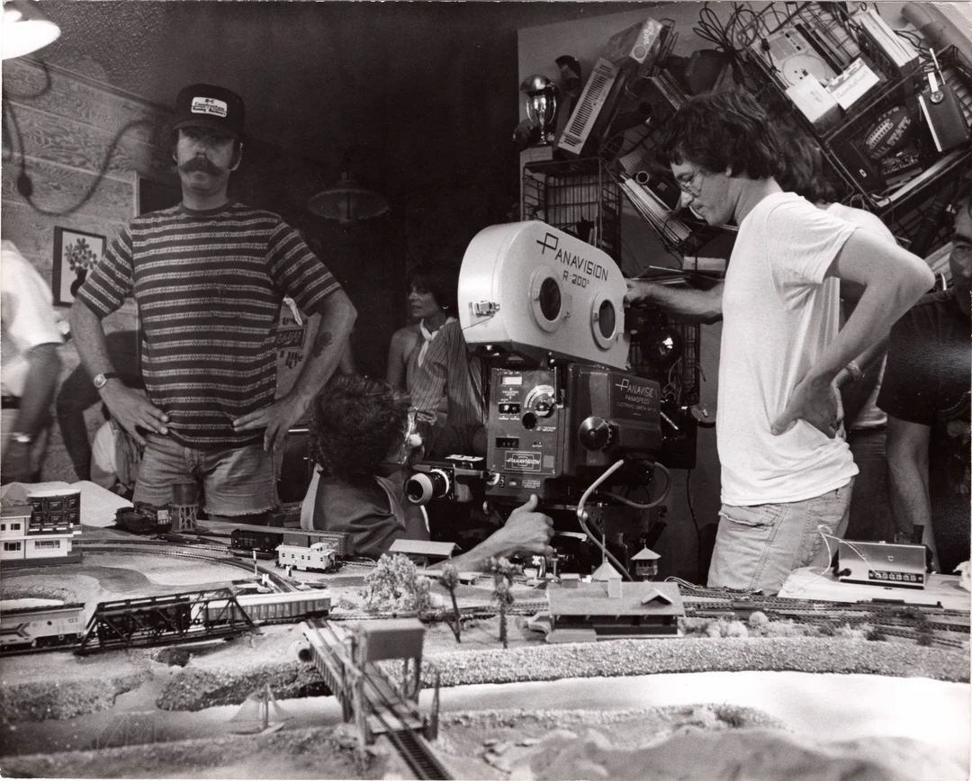 My dad (L) and Steven Spielberg on the set of CLOSE ENCOUNTERS OF THE THIRD KIND (1976) | Scrolller