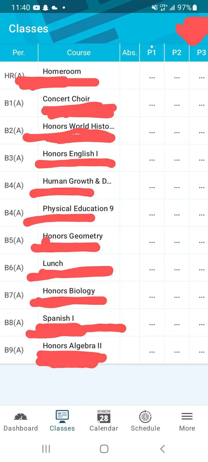 Incoming freshman's schedule, does it look good? | Scrolller