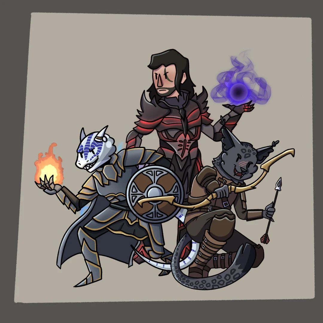 Mine and my friends Skyrim characters | Scrolller