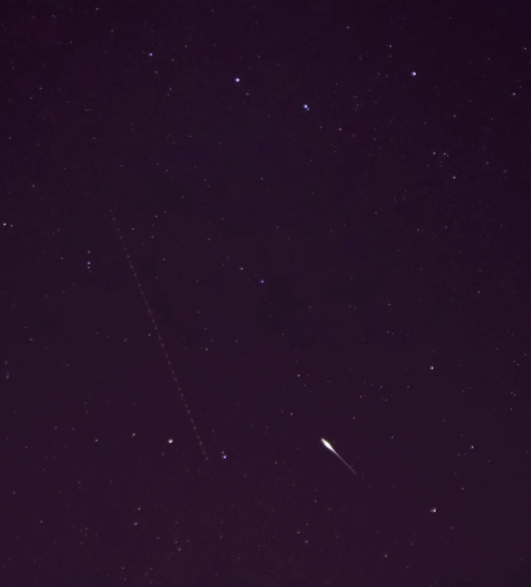 Meteor under The Big Dipper | Scrolller