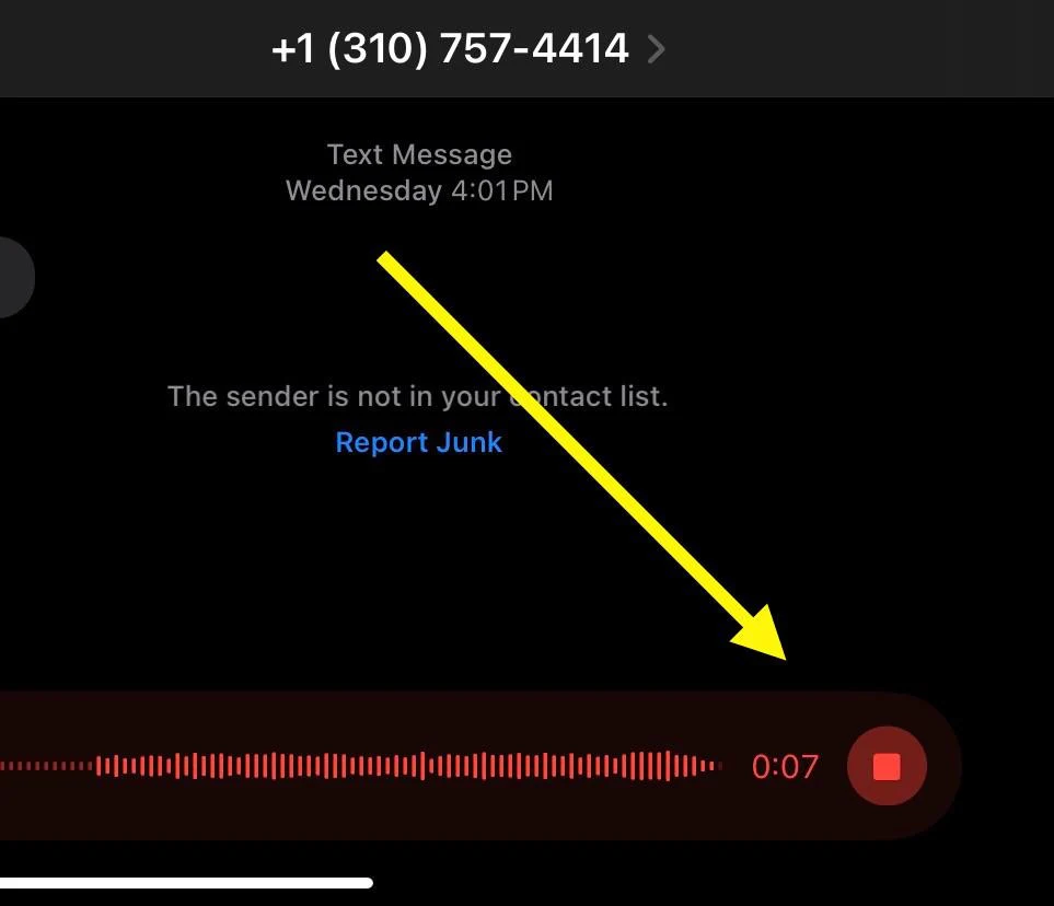 Voice record within iMessage help | Scrolller