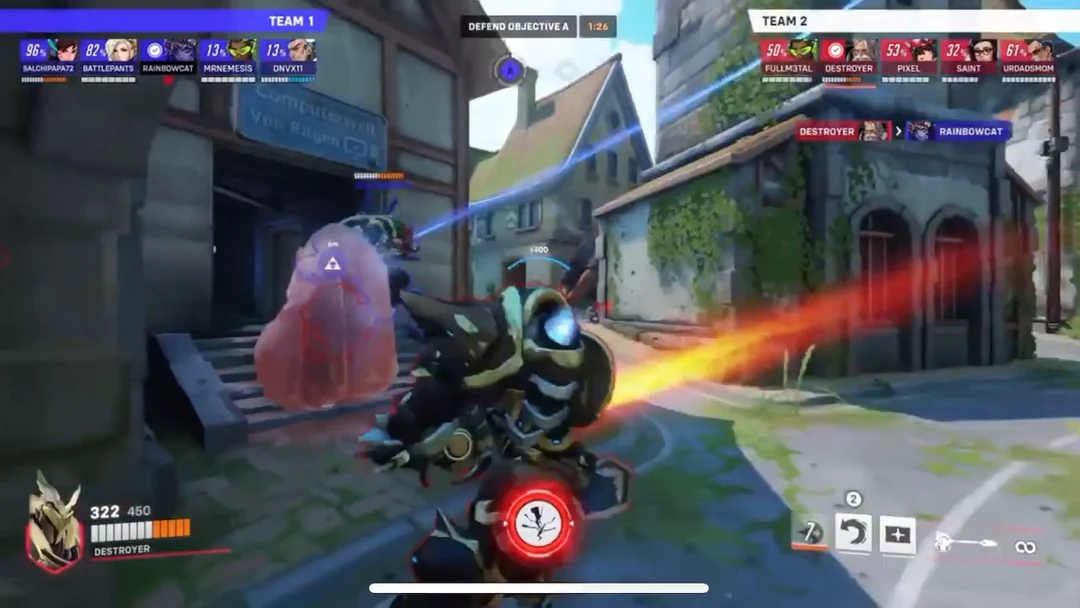 Reinhardt’s entire character : Get behind me my friends, I am your shield! Reinhardt players ...