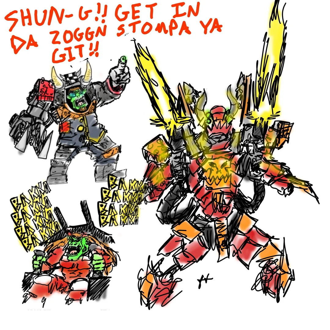 Evangelion but it’s Orks - something silly | Scrolller