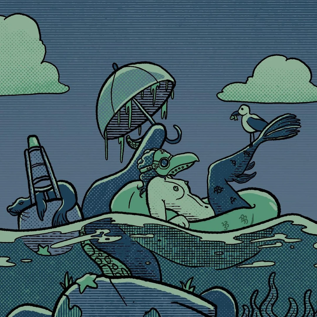 Relaxing, part of my mega Mermay scene | Scrolller