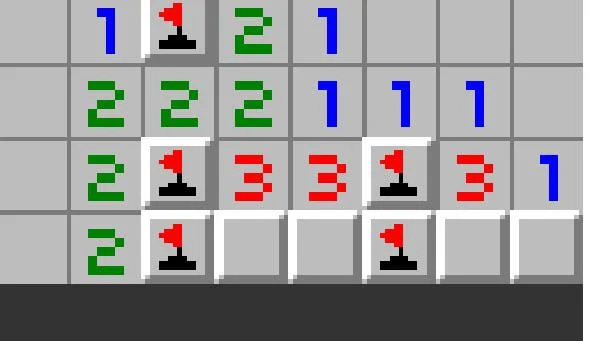 Is there any way to solve without guessing? 2 mines left in whole puzzle. | Scrolller