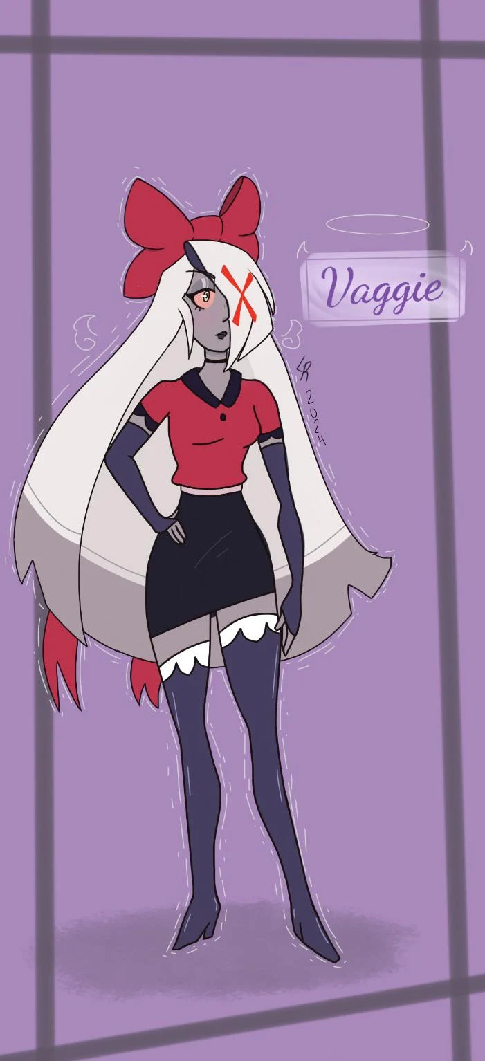 I drew Vaggie today :) | Scrolller