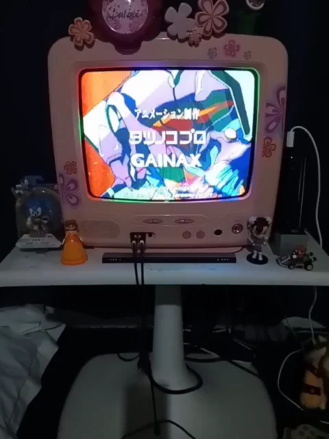 Neon Genesis Evangelion on my Barbie CRT :p | Scrolller