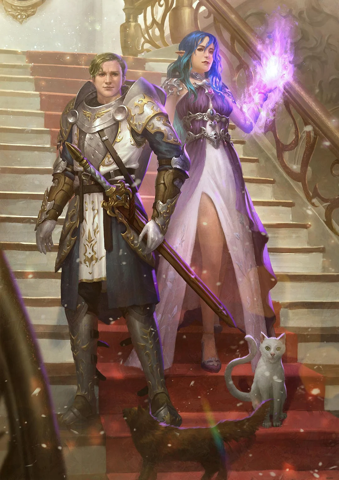 Warrior And Mage, Art by me | Scrolller