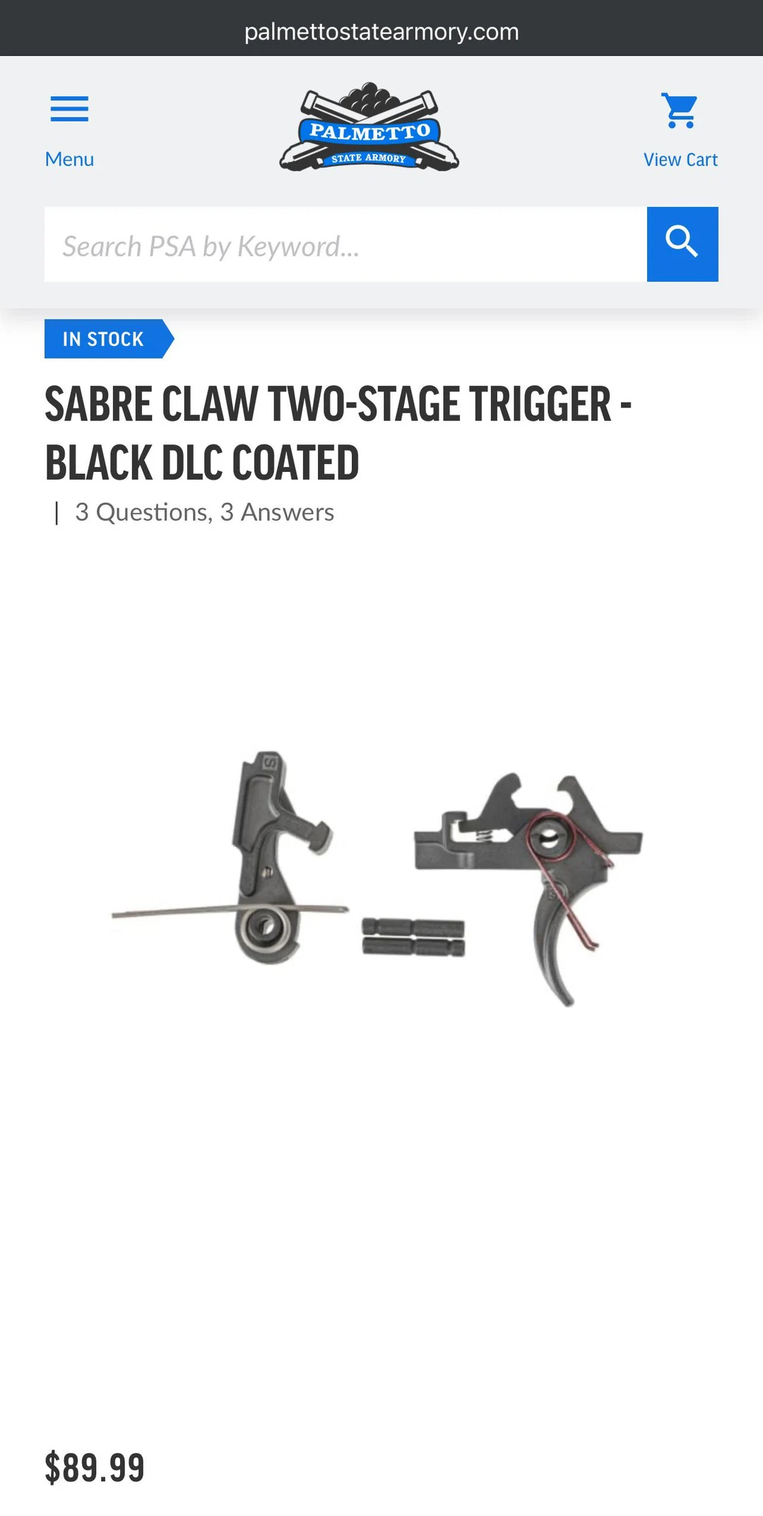 Thoughts on this PSA Sabre Trigger? | Scrolller