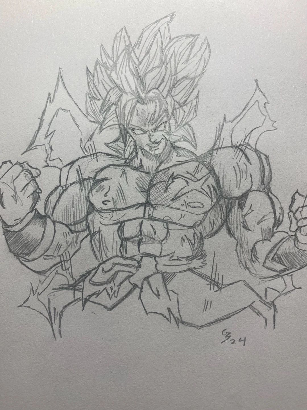 Drawing of Broly I did a few months back | Scrolller