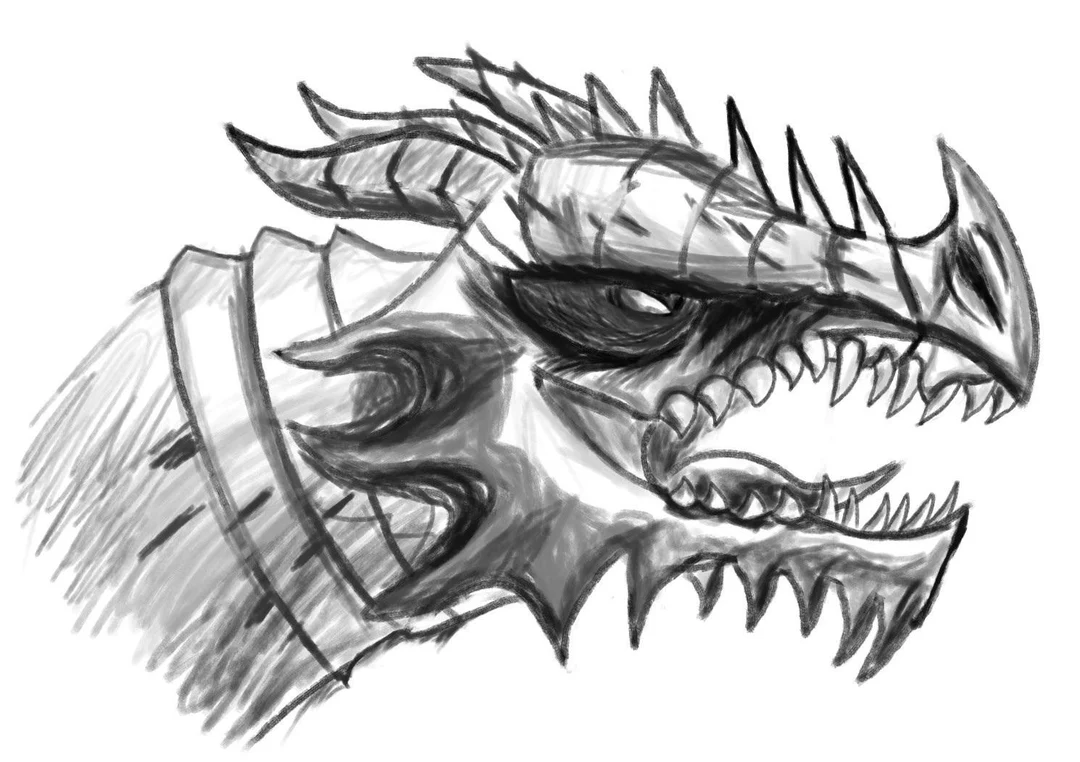My first dragon (digital) | Scrolller