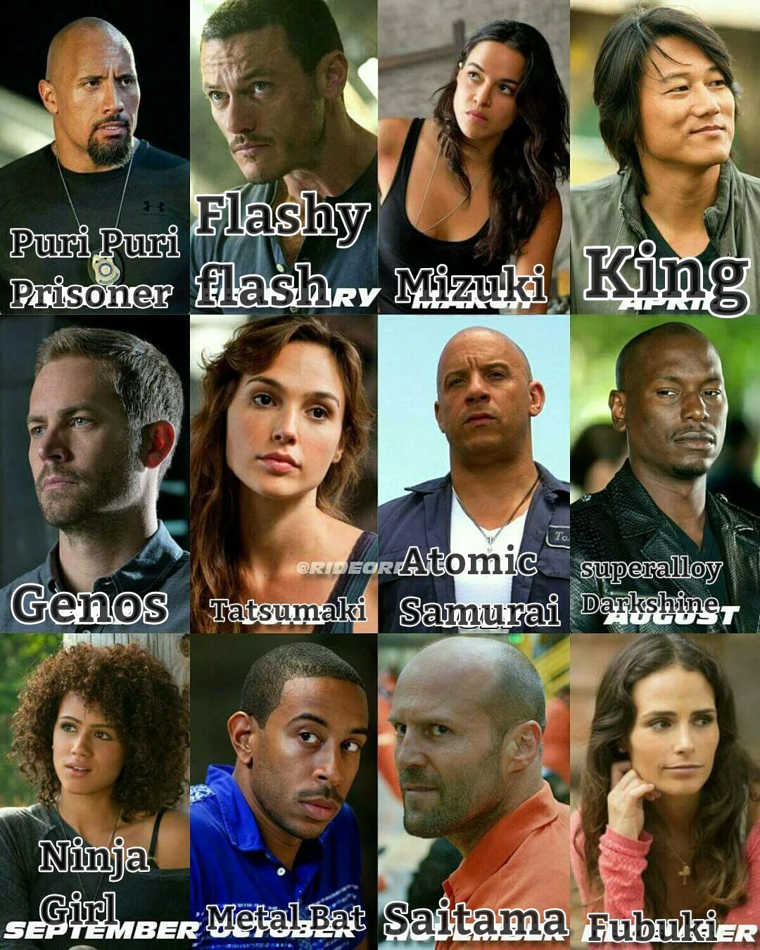 The Characters and Cast for Opm live action movie | Scrolller