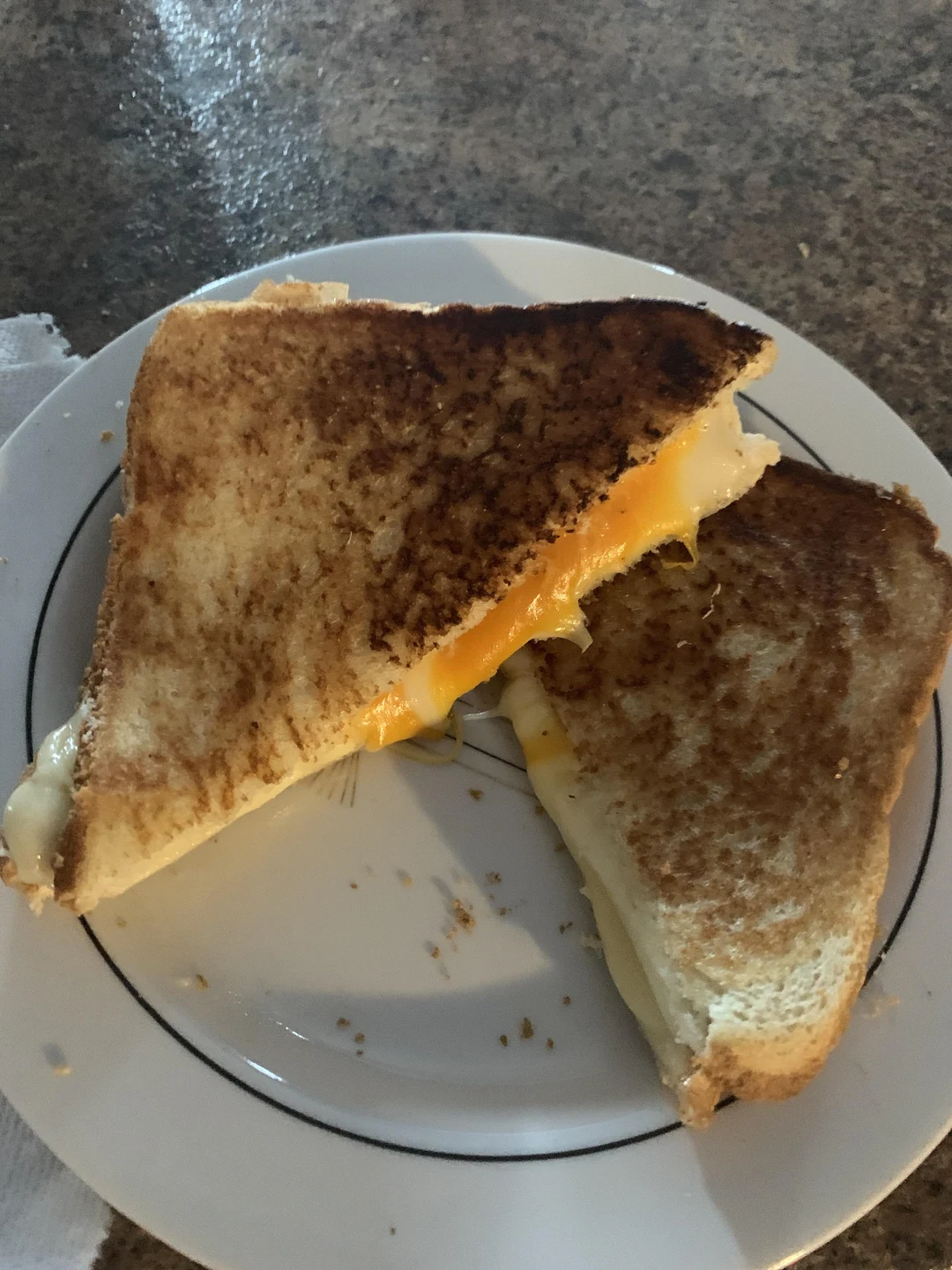 Just a classic cheesy sandwich | Scrolller